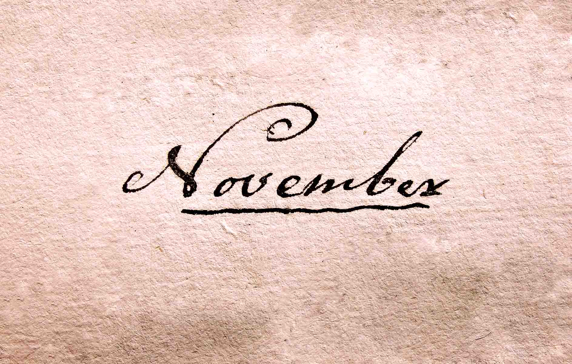 The Word November