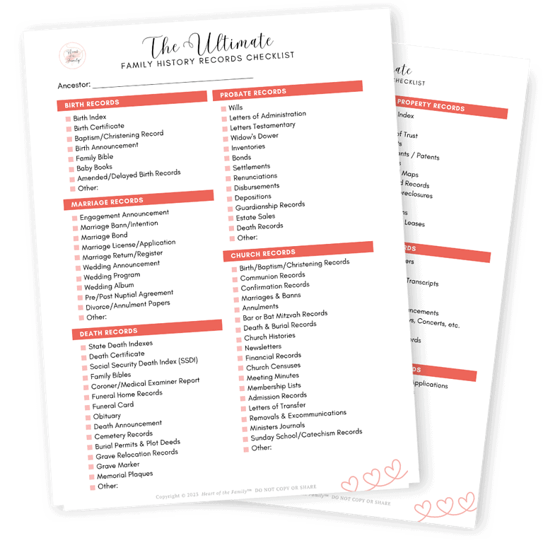 Digging Deeper in FamilySearch Records